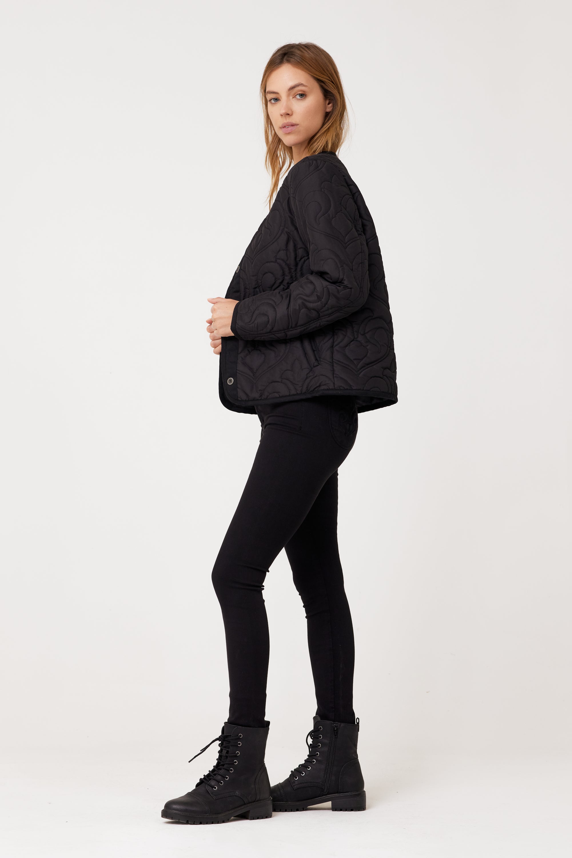 Freddie Jacket in Midnight Heart – Siwy