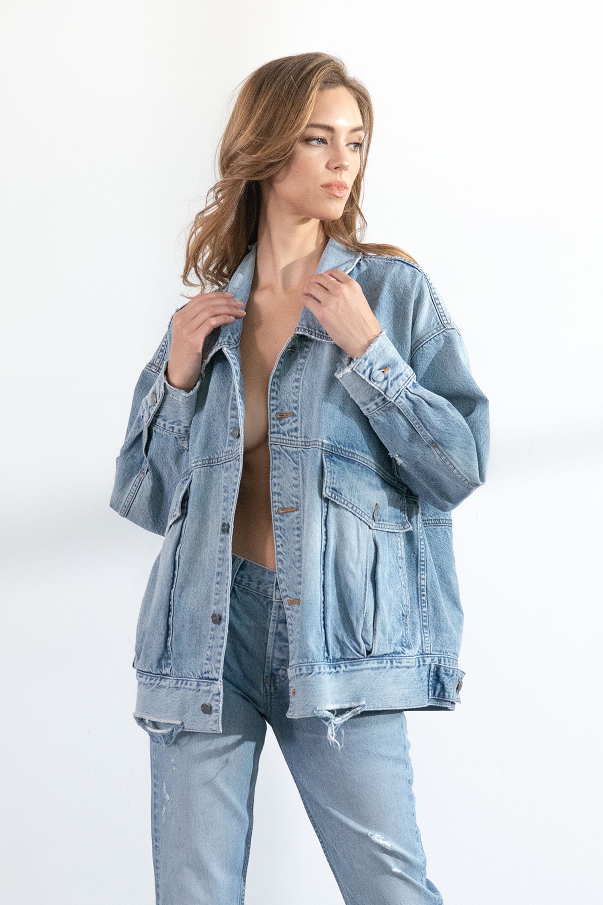 Riley Relaxed Fit Jacket In Time Will Tell – Siwy