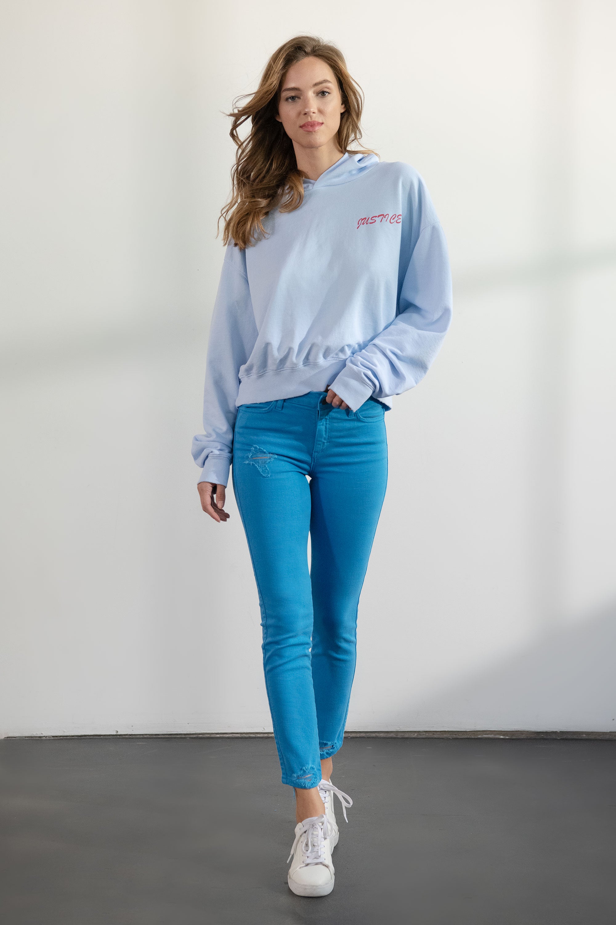 Lynette Signature Mid Rise Skinny In Blue Lagoon – Siwy